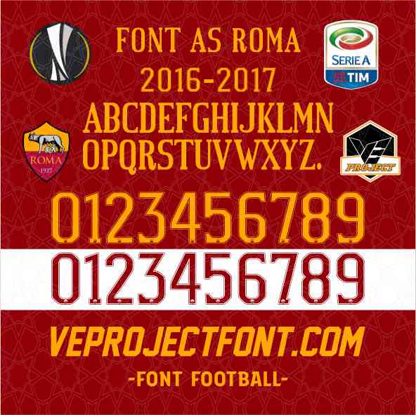 FONT MANCHESTER UNITED 2023-2025 - VE PROJECT FONT